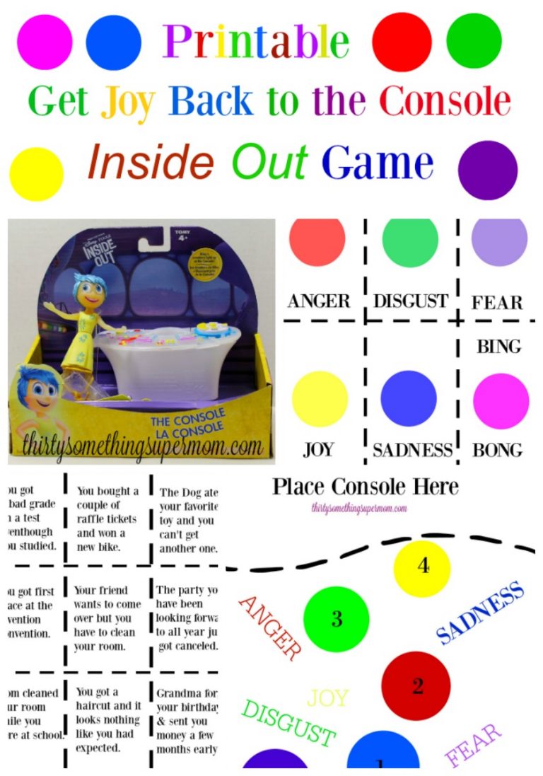 Get Joy Back to the Console Printable Game - ThirtySomethingSuperMom