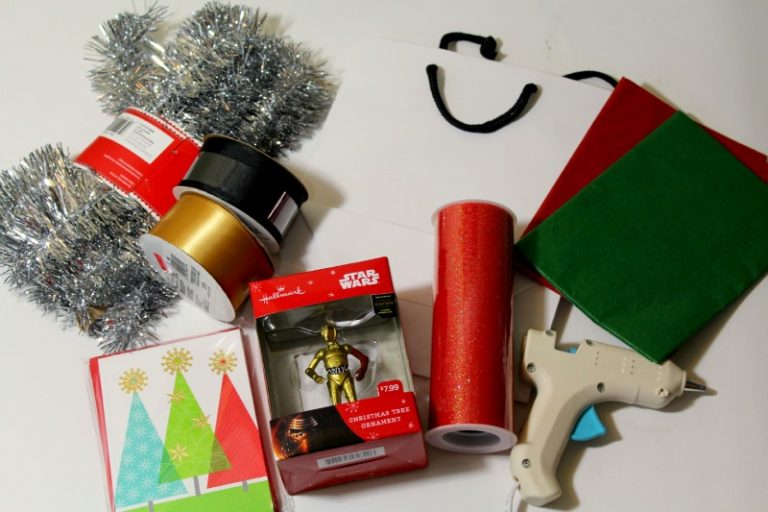 DIY Santa Gift Bag Tutorial