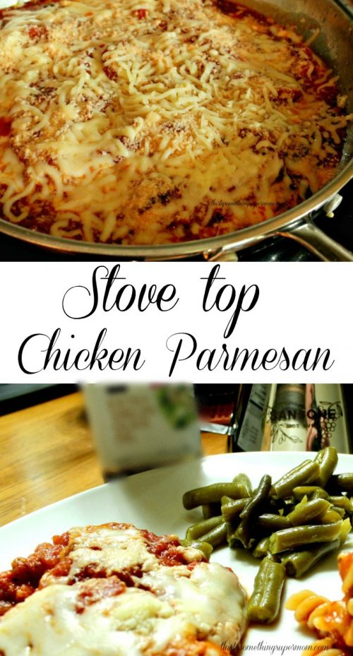 Skillet Chicken Parmesan Recipe ThirtySomethingSuperMom Stove top ...