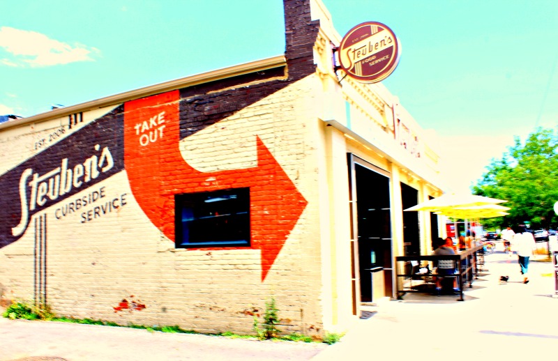 Lunch at Steuben's Restaurant in Denver, Colorado