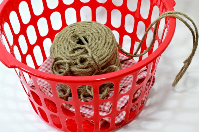 How to Make a Rope Basket (Simple DIY No-Sew Baskets)