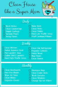 Housekeeping Tips & Printable Checklist for a Super Clean House ...