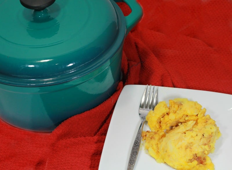 Dutch Oven Cheesy Potatoes Recipe