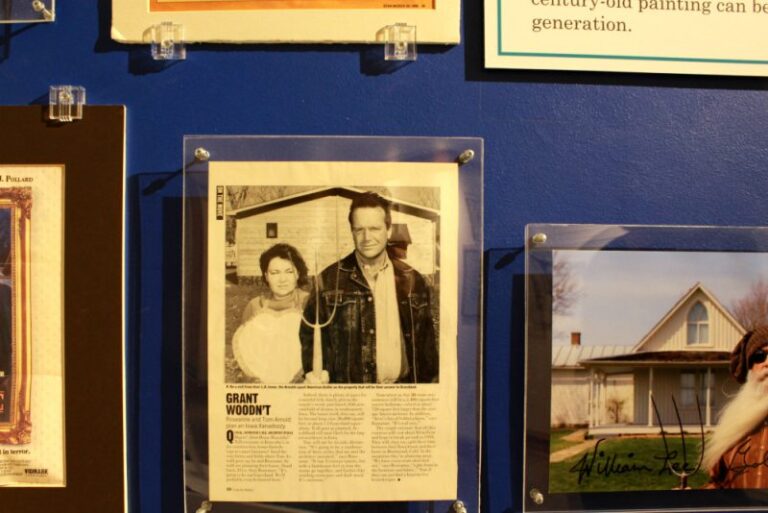 American Gothic House in Eldon, Iowa