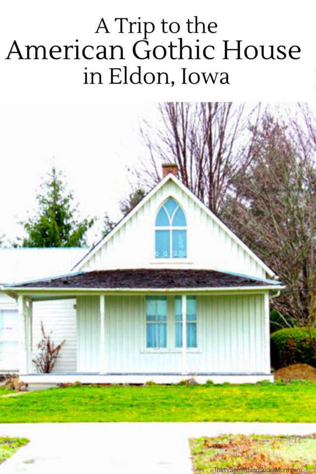 American Gothic House in Eldon, Iowa