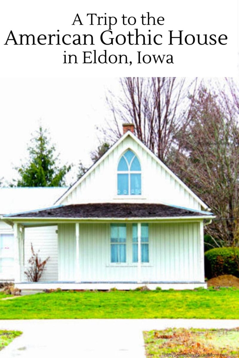 American Gothic House in Eldon, Iowa