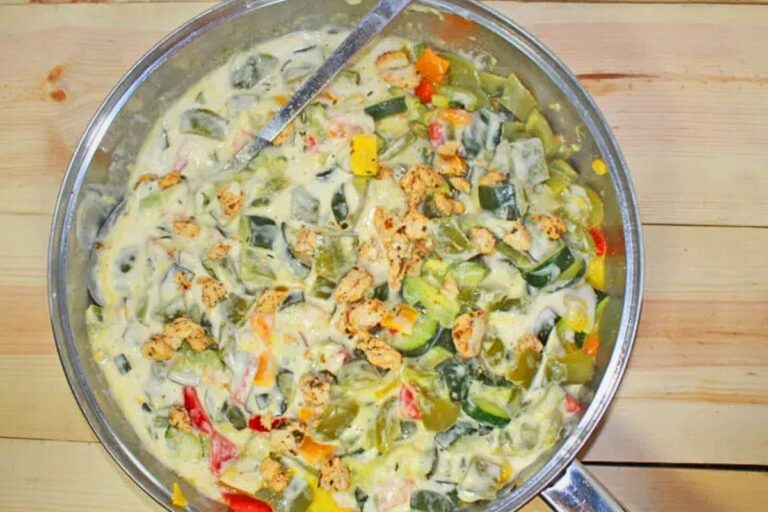 Chicken Zucchini Alfredo SCD, Low Carb, Gluten-free Recipe