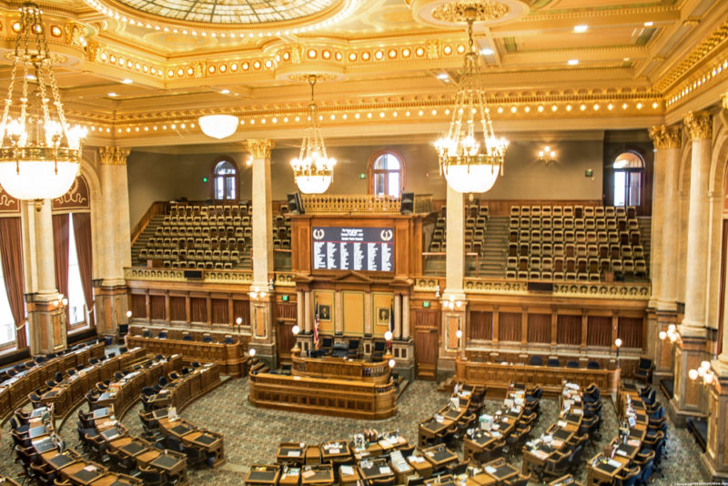 Iowa State Capitol Building in Des Moines, Iowa