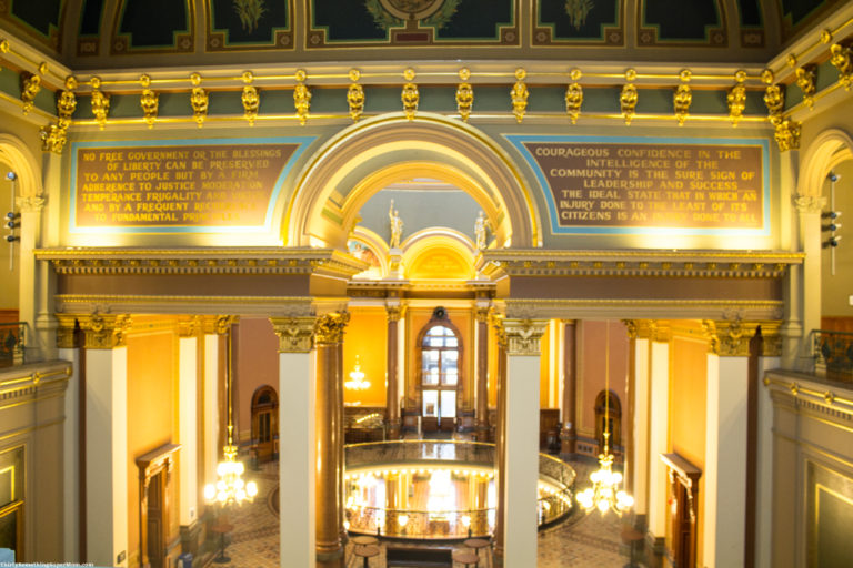 Iowa State Capitol Building in Des Moines, Iowa