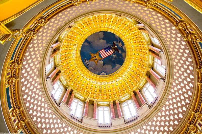 Iowa State Capitol Building in Des Moines, Iowa