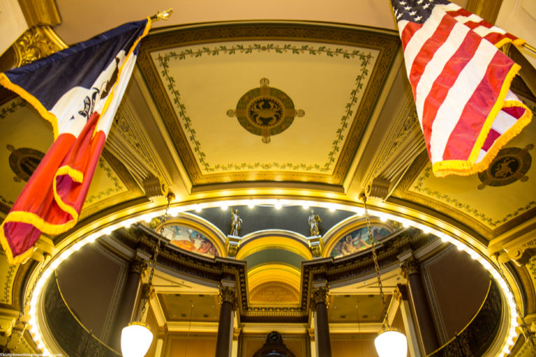 Iowa State Capitol Building in Des Moines, Iowa