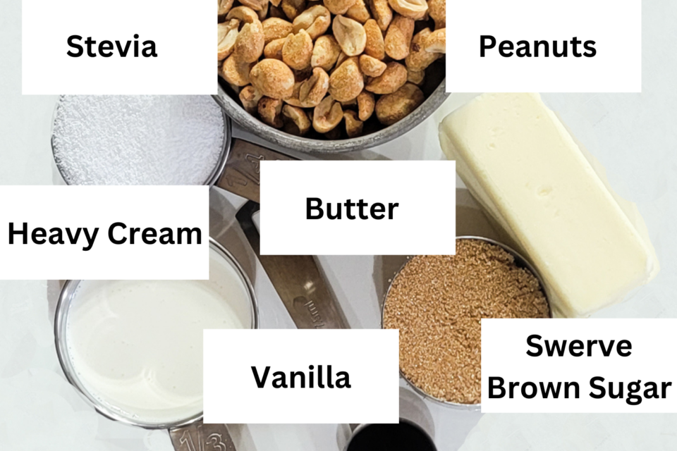 Soft Peanut Brittle Recipe (Sugar Free & Low Carb)