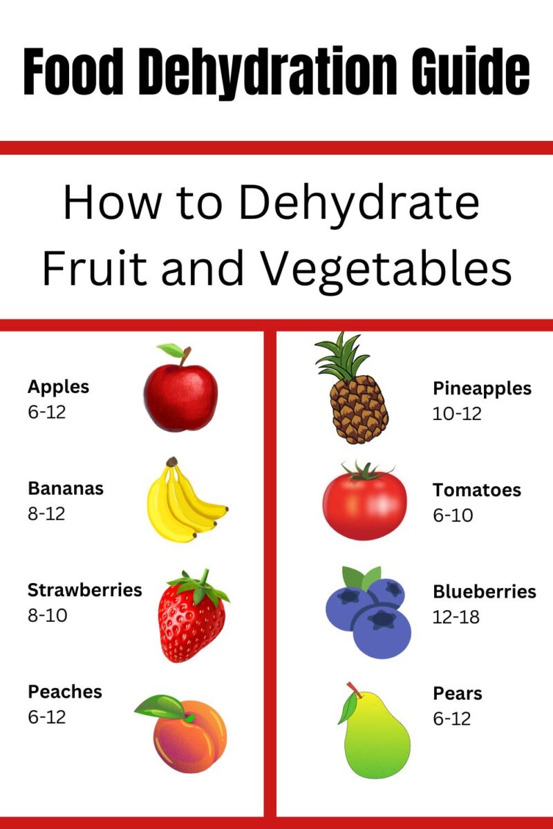 How to Dehydrate Fruit and Vegetables