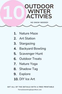 Outdoor Winter Activities with No Snow ThirtySomethingSuperMom