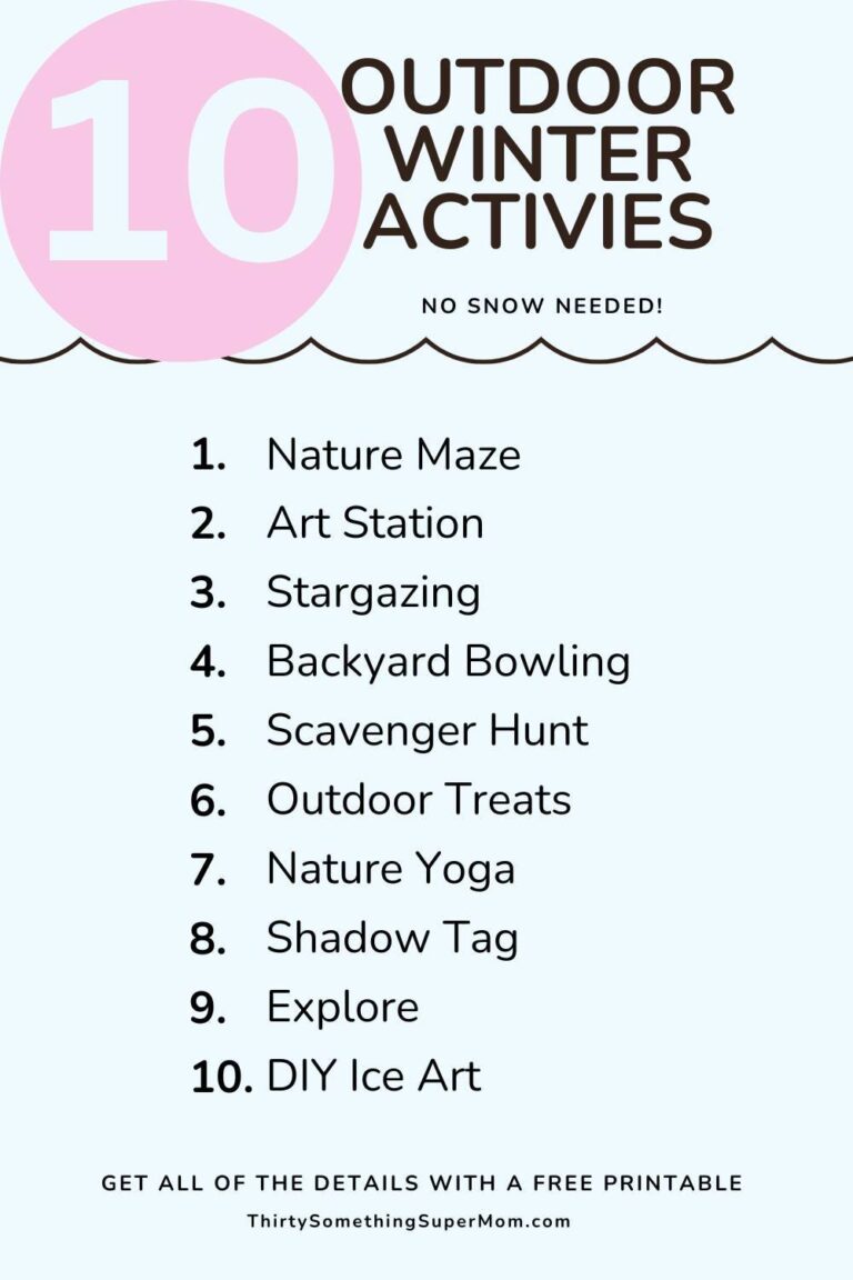 Outdoor Winter Activities with No Snow ThirtySomethingSuperMom